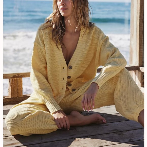 Free People | Sweaters | Free People Hailee Cardi Set Xsmall Tansy ...
